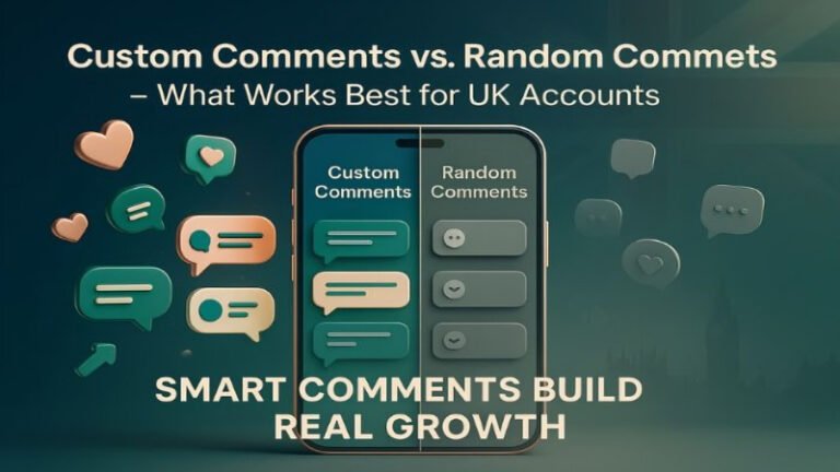 Custom Comments vs. Random Comments – What Works Best for UK Accounts